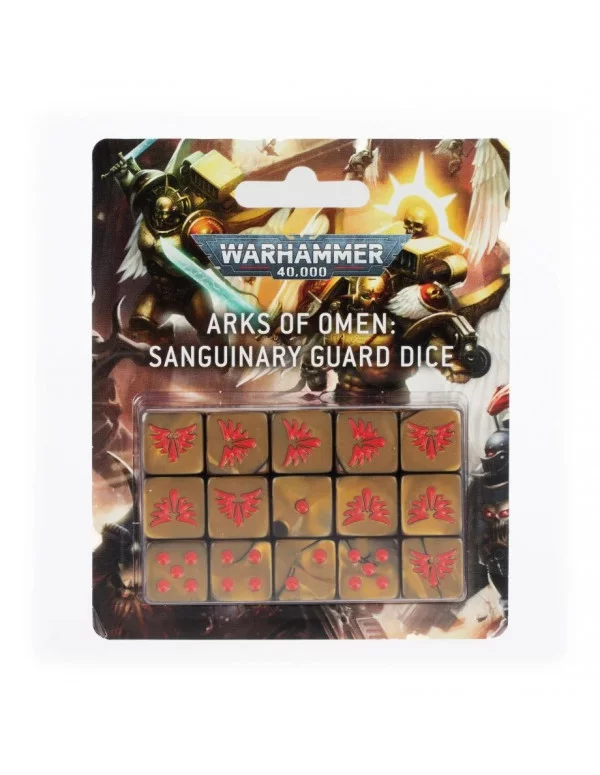 Comprar Warhammer 40,000 - Arks of Omen: Sanguinary Guard Dice Set ... Comprar Warhammer 40,000 - Arks of Omen: Sanguinary Guard Dice Set ...