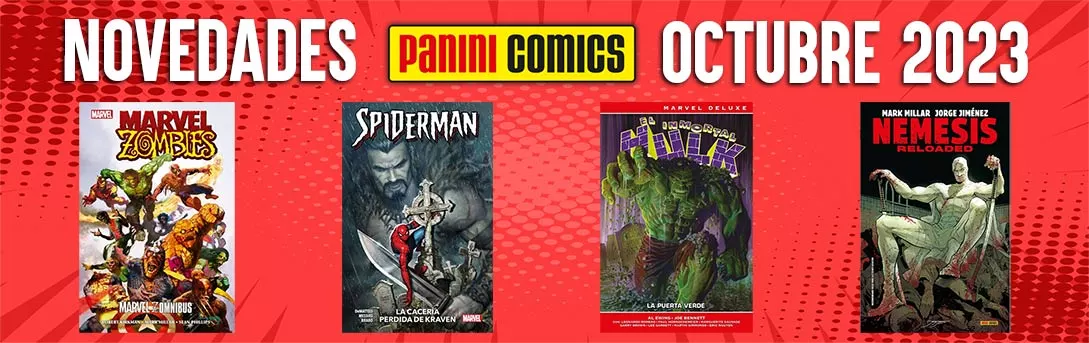 Novedades Panini Comics octubre 2023 | MilComics - Milcomics